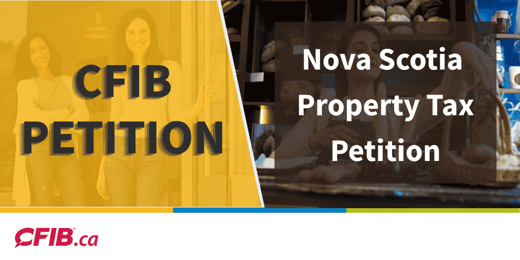 Reduce the property tax gap for small businesses in Nova Scotia!
